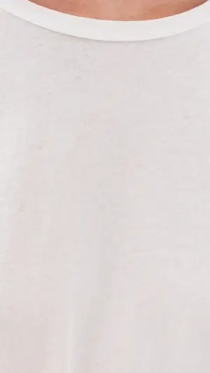 PERFECTWHITETEE Harley Long Sleeve Boxy Crew Tee