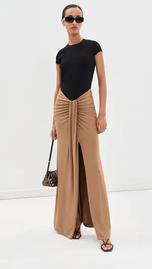 Simkhai Matilde Short Sleeve Gown