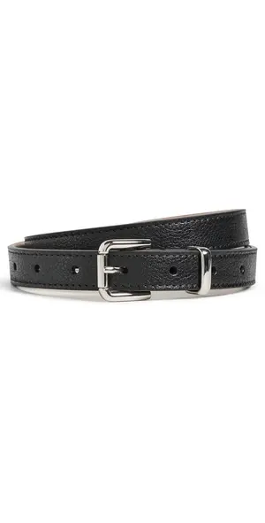 JAMIE HALLER The Slim Bar Belt - Black