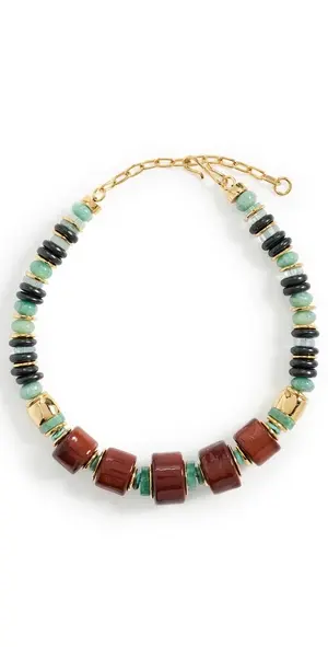 LIZZIE FORTUNATO Granada Necklace In Rosewood - Multi
