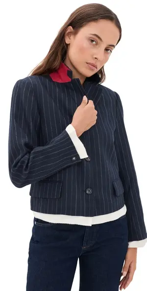 Rag & Bone Lawrence Crop Blazer - Nvymt