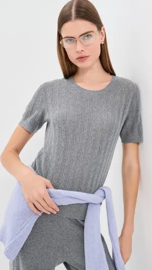 LISA YANG Suyin Cotton Cashmere T-shirt