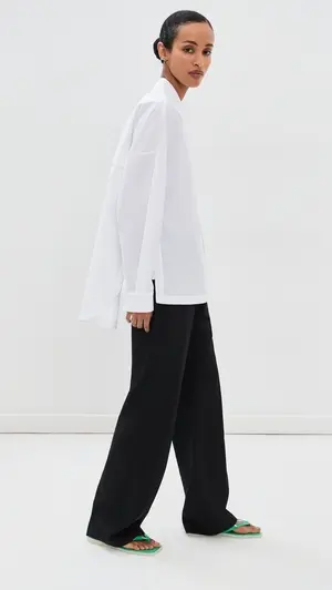 Tibi New Shirting Gabe Oversized Shirt