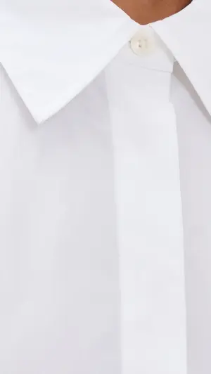 Tibi New Shirting Gabe Oversized Shirt
