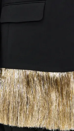 SIMONMILLER Odette Crepe Fringe Blazer