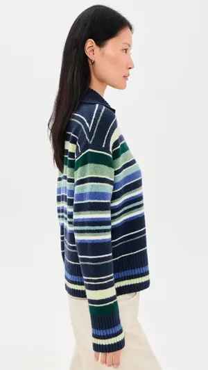 Free People Trading Up Stripe Sweater