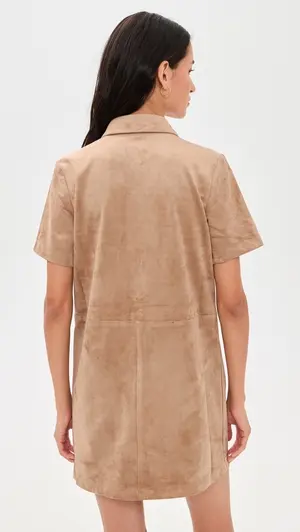 Z Supply Leone Faux Suede Dress