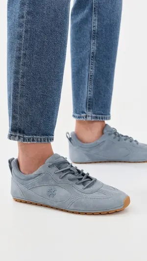 Tory Burch Suede Field Sneakers