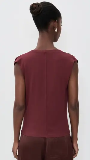 Vince Draped Cowl Neck Top