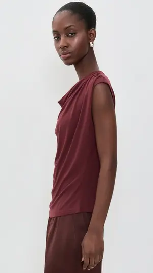 Vince Draped Cowl Neck Top