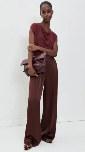 Vince Draped Cowl Neck Top