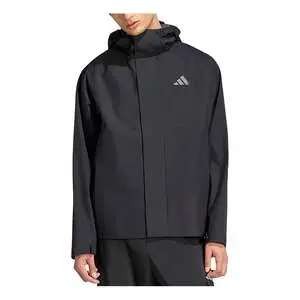 Adidas Essentials Rain Jacket Asia Sizing - Black