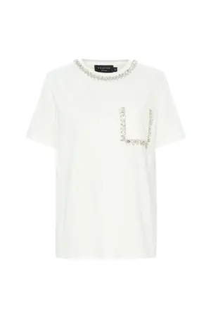 EXQUISE Neutrals Alla Tshirt – Ecru
