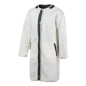 Adidas Fleece Jacket Asia Sizing 'white Black