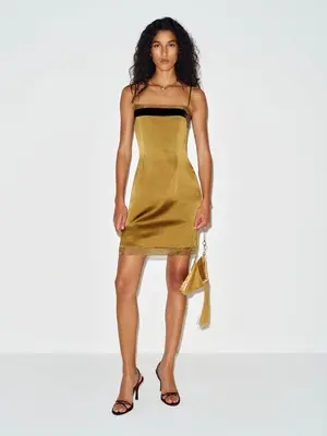 REFORMATION Ziba Silk Dress