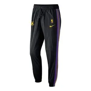 Nike X Nba Los Angeles Lakers Dri-fit Starting 5 Pants - Black