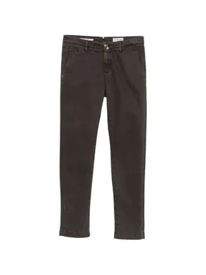 Jacob Cohen Slim Fit Cotton Trousers - Brown