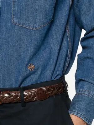 JACOB COHЁN Cotton Western Shirt