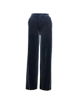 Emporio Armani Chenille Trousers - Blue