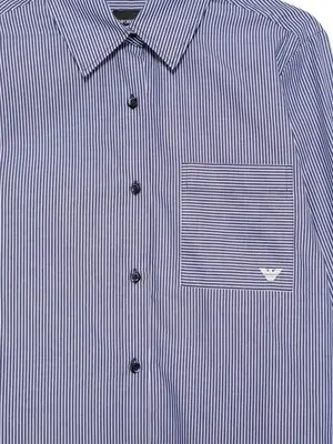 Emporio Armani Striped Cotton Shirt
