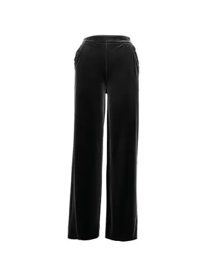 Emporio Armani Chenille Trousers - Black