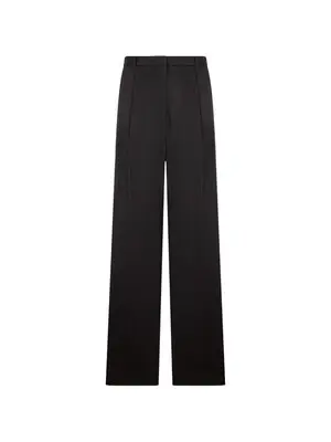 Emporio Armani Twill Trousers - Black