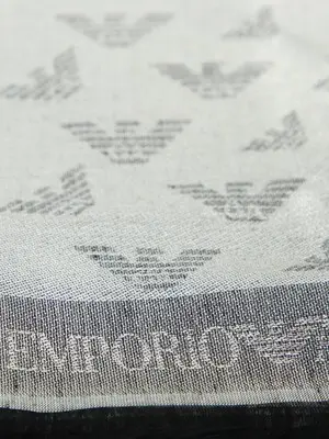 Emporio Armani Allover Logo Scarf