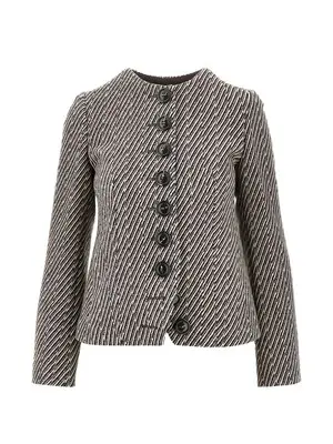Emporio Armani Wool Blend Blazer Jacket