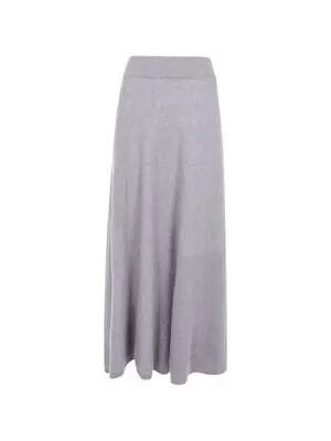 Emporio Armani Wool Long Skirt