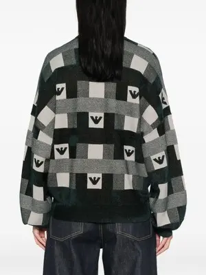 Emporio Armani Logo Crewneck Sweater - Grey