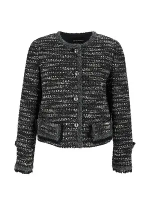 Emporio Armani Tweed Blazer Jacket