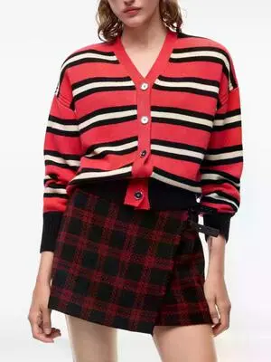 Pinko Wool And Cashmere Cardigan - Red