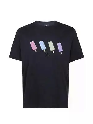 Paul Smith Ice-print T-shirt - Black