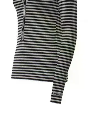 Pinko Striped Button-front Top