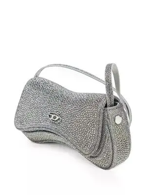 DIESEL® 1dr-h Crystal-embellished Clutch Bag - Grey