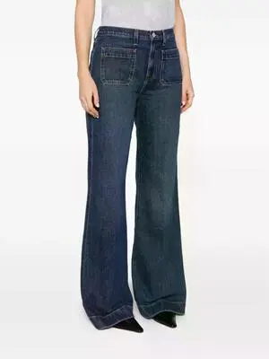 7 For All Mankind Radar Wide-leg Jeans - Blue