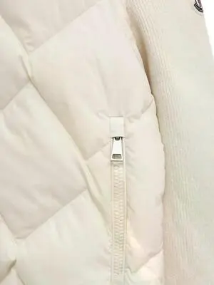 Moncler Quilted-down Panelled Jacket