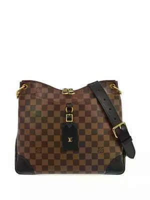 LOUIS VUITTON 2010-2020s Odeon Damier Ebene Shoulder Bag - Brown