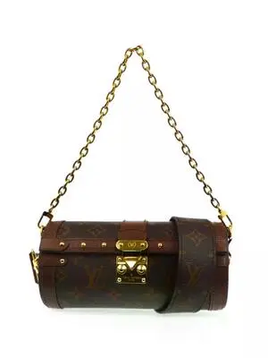 LOUIS VUITTON 2010-2020s Papillon Trunk Shoulder Bag - Brown