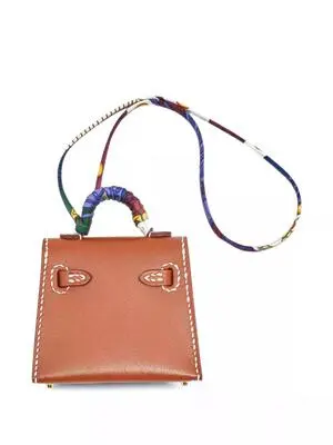 Hermès Mini Kelly Twilly Bag Charm - Brown