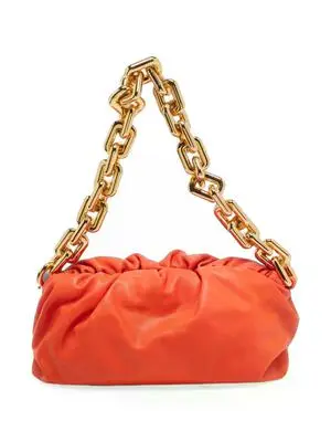 Bottega Veneta The Chain Pouch Clutch Bag - Orange