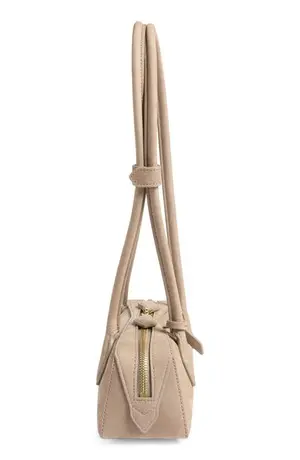 Alaïa Le Teckel Small Nubuck Leather Shoulder Bag