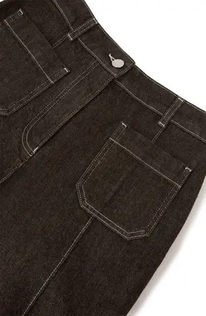 REISS Sakura Wide Leg Jeans
