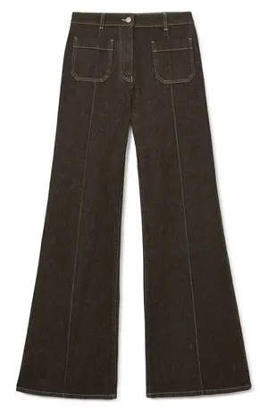 REISS Sakura Wide Leg Jeans