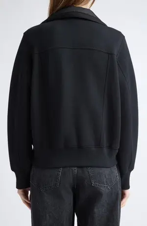 Sacai Sponge Sweat Blouson - Black