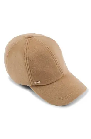 Eugenia Kim Cashmere Baseball Cap - Camel