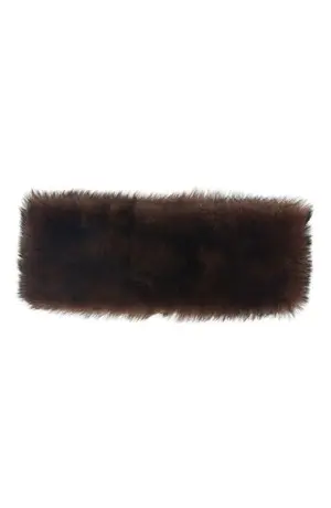Valentino Garavani Signature Faux Fur Headband