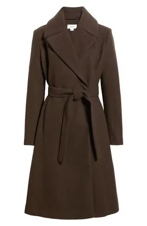 CECE DUPRAZ Double Breasted Coat - Chocolate