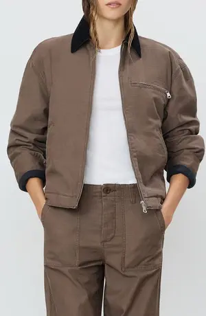 Eterne Cody Cotton Jacket - Mushroom