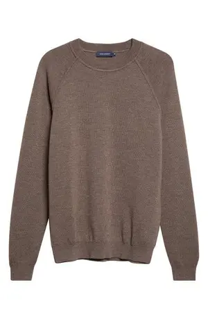 Thom Sweeney Wool Crewneck Sweater - Bark
